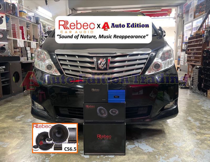 Toyota Alphard on Rebec Audio ** car speaker only package from $390, full package from $1438 see ...