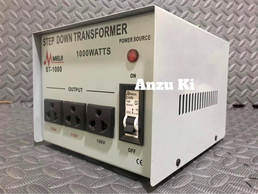 Transformer / Meiji Step Down Transformer 1000 Watts, Furniture & Home Living, Home Improvement ...
