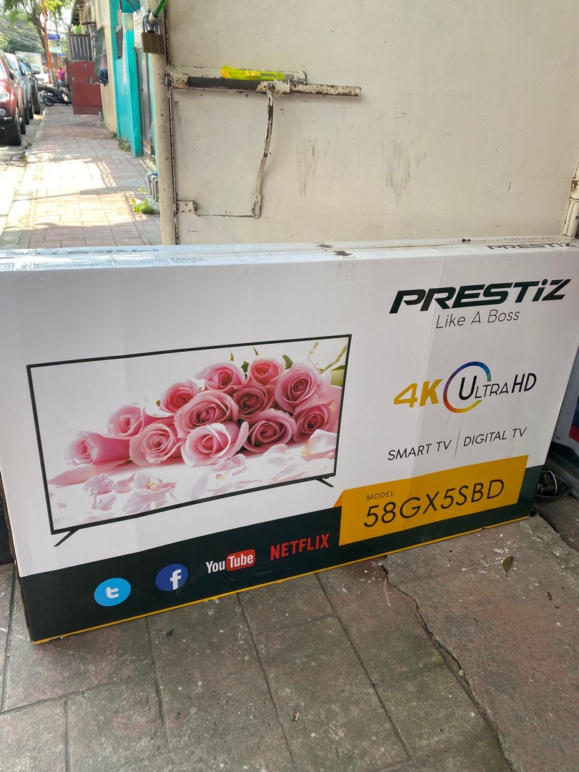TV PRESTIZ 58inches Smart Tv 4k, TV & Home Appliances, TV ...