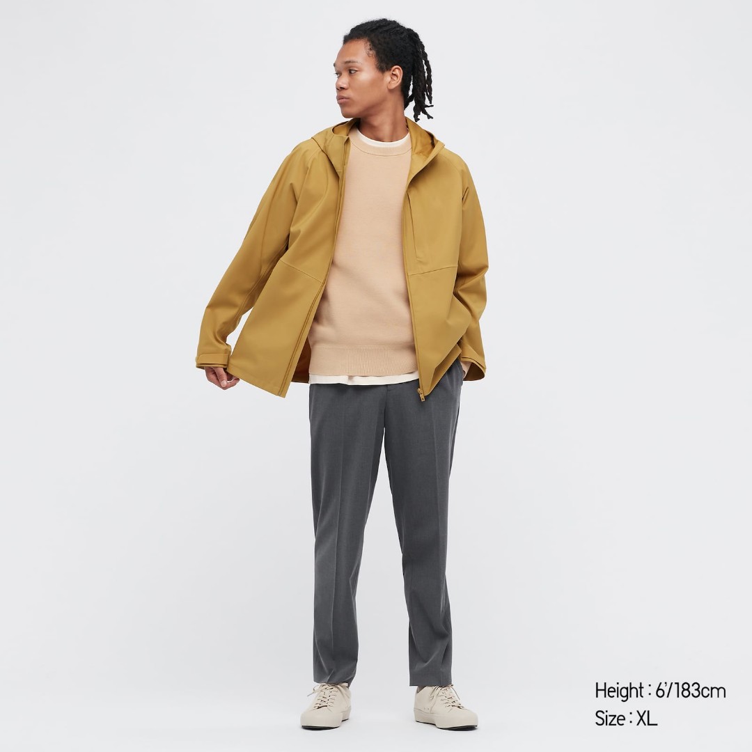 UNIQLO JAPAN WATERPROOF JACKET | Water Resistant Stretch, Men's Fashion ...