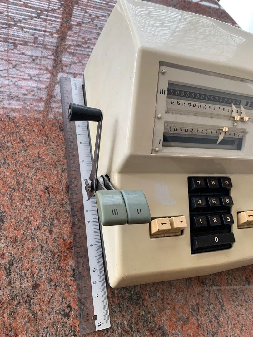 Vintage manual calculator, Everything Else on Carousell