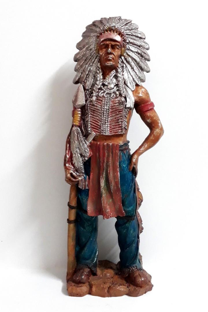 Vintage Red Indian Chief Figurine, Hobbies & Toys, Collectibles ...