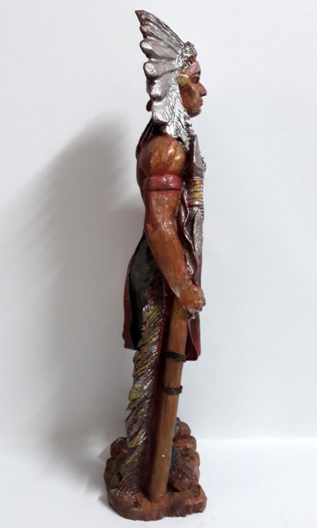 Vintage Red Indian Chief Figurine, Hobbies & Toys, Collectibles ...
