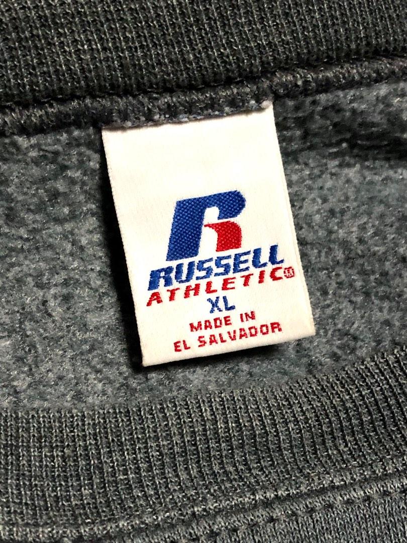 Vintage Russell Athletics Blank Crewneck (Acid Wash Grey), Men's ...
