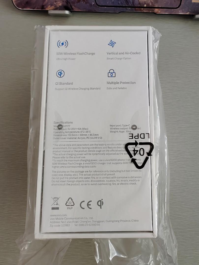 Vivo 50W Vertical Wireless Flash Charger, Mobile Phones & Gadgets ...