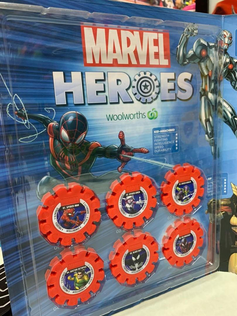 Woolworths marvel heroes collectibles disc, Hobbies & Toys, Toys ...