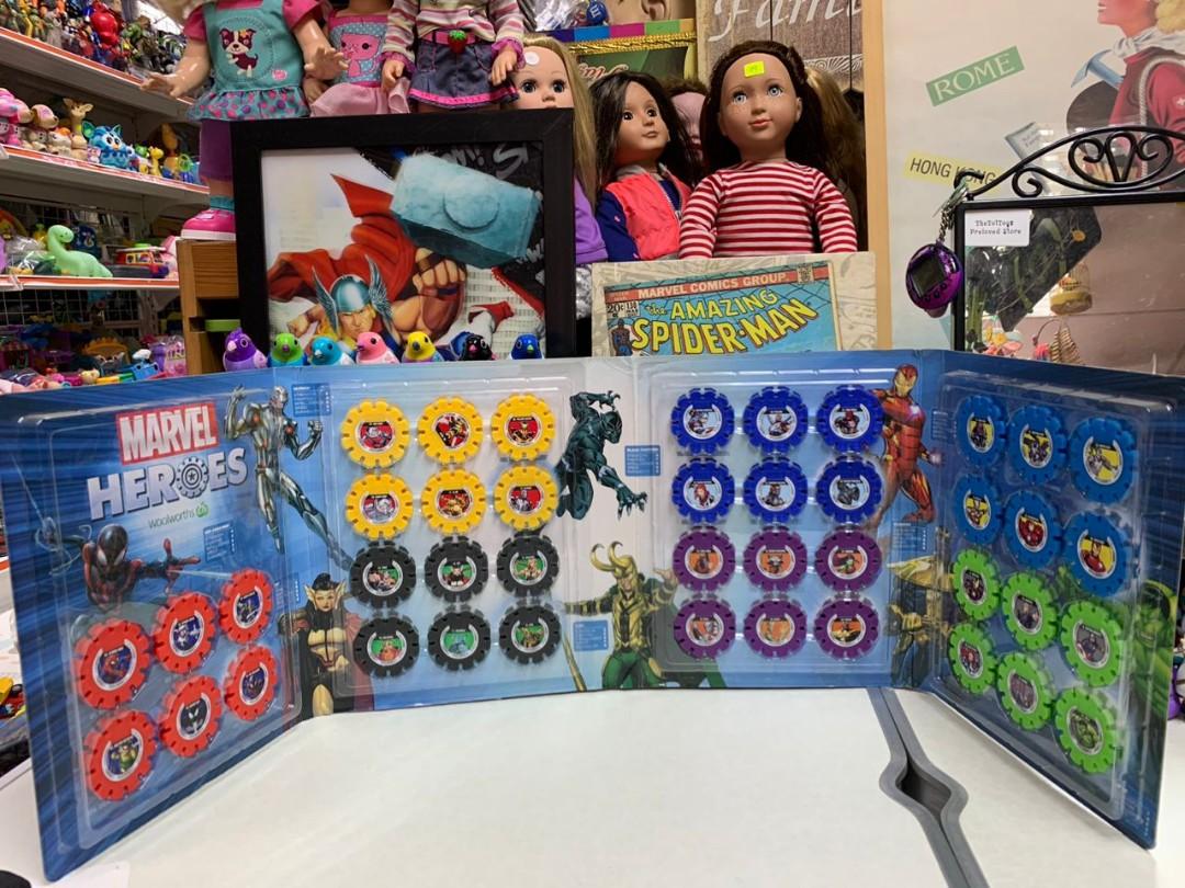 Woolworths marvel heroes collectibles disc, Hobbies & Toys, Toys ...