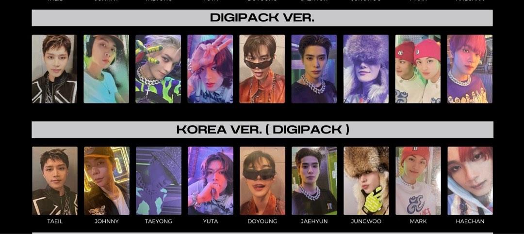 Wts Nct 127 2 Baddies Photobook Ver Pc Postcard Taeil Johnny Taeyong
