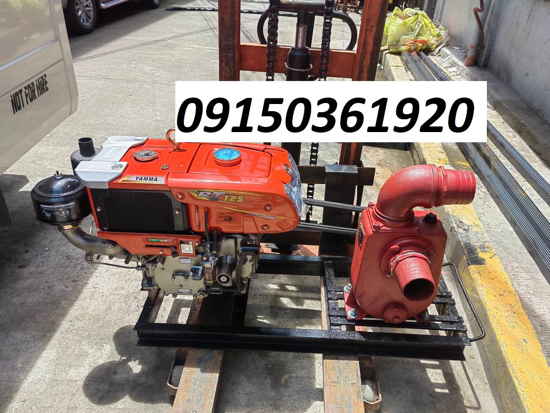 Yamma Watercooled Diesel Engine with 4inches Pump, Commercial & Industrial, Construction Tools ...