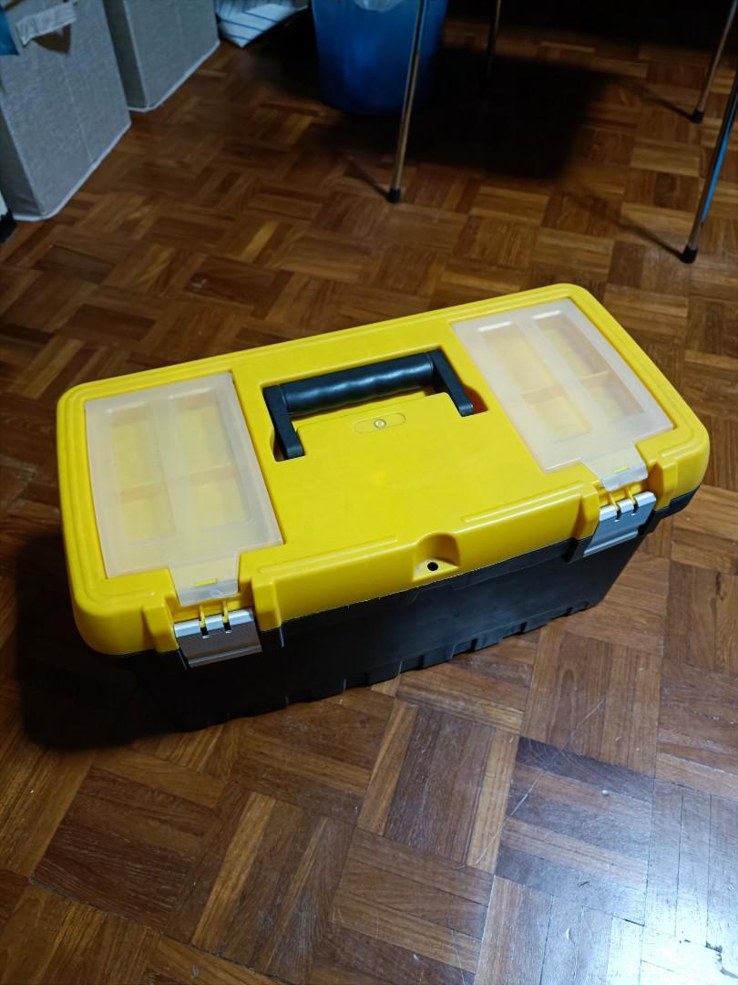 YELLOW Tool Box, Furniture & Home Living, Home Improvement ...