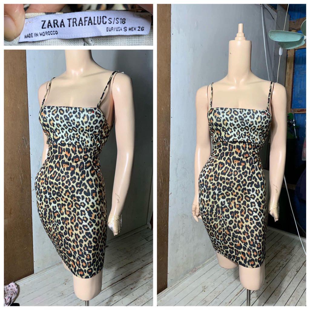 ZARA ANIMAL PRINT, Women's Fashion, Dresses & Sets, Dresses on Carousell