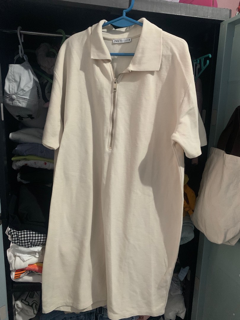 Zara cream dress, Women's Fashion, Dresses & Sets, Dresses on Carousell