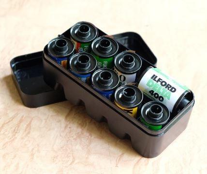 135 35mm Negative roll Film Storage Container Box - For 10 Rolls ...
