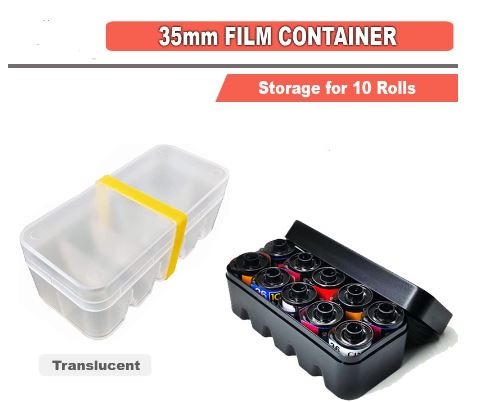135 35mm Negative roll Film Storage Container Box - For 10 Rolls ...