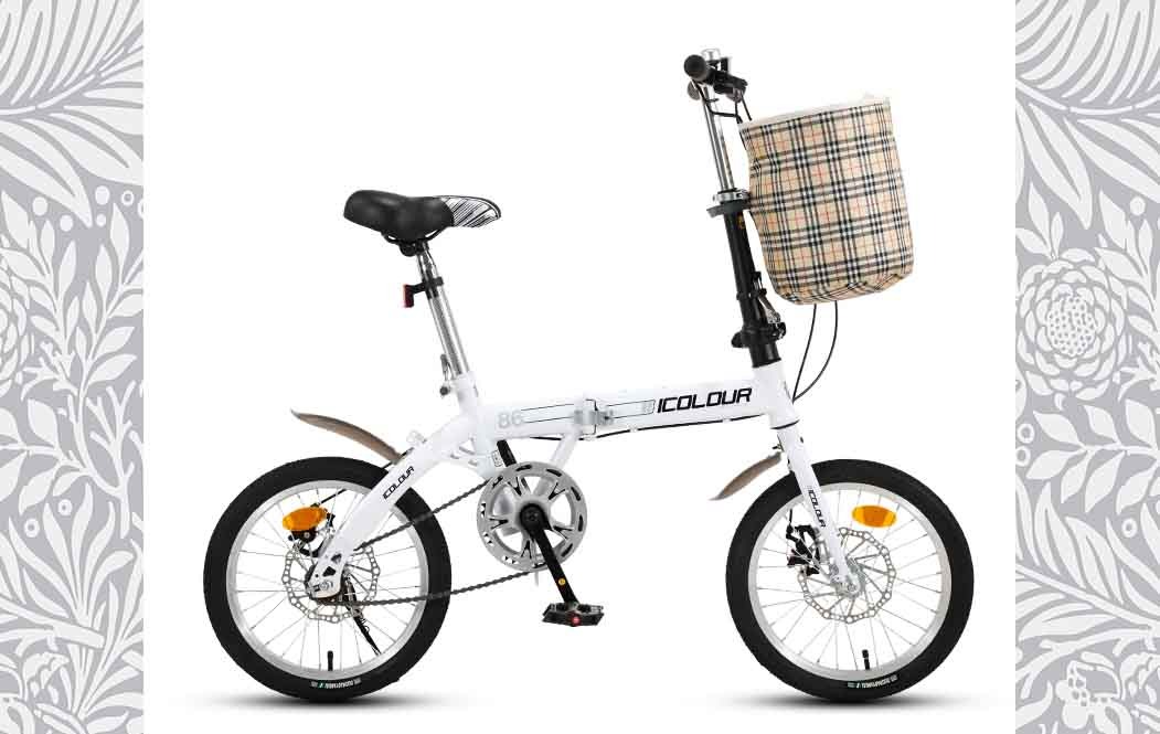 16 Inch 1 Speed Foldable bike iColor Folding Bicycle Adults & children ...