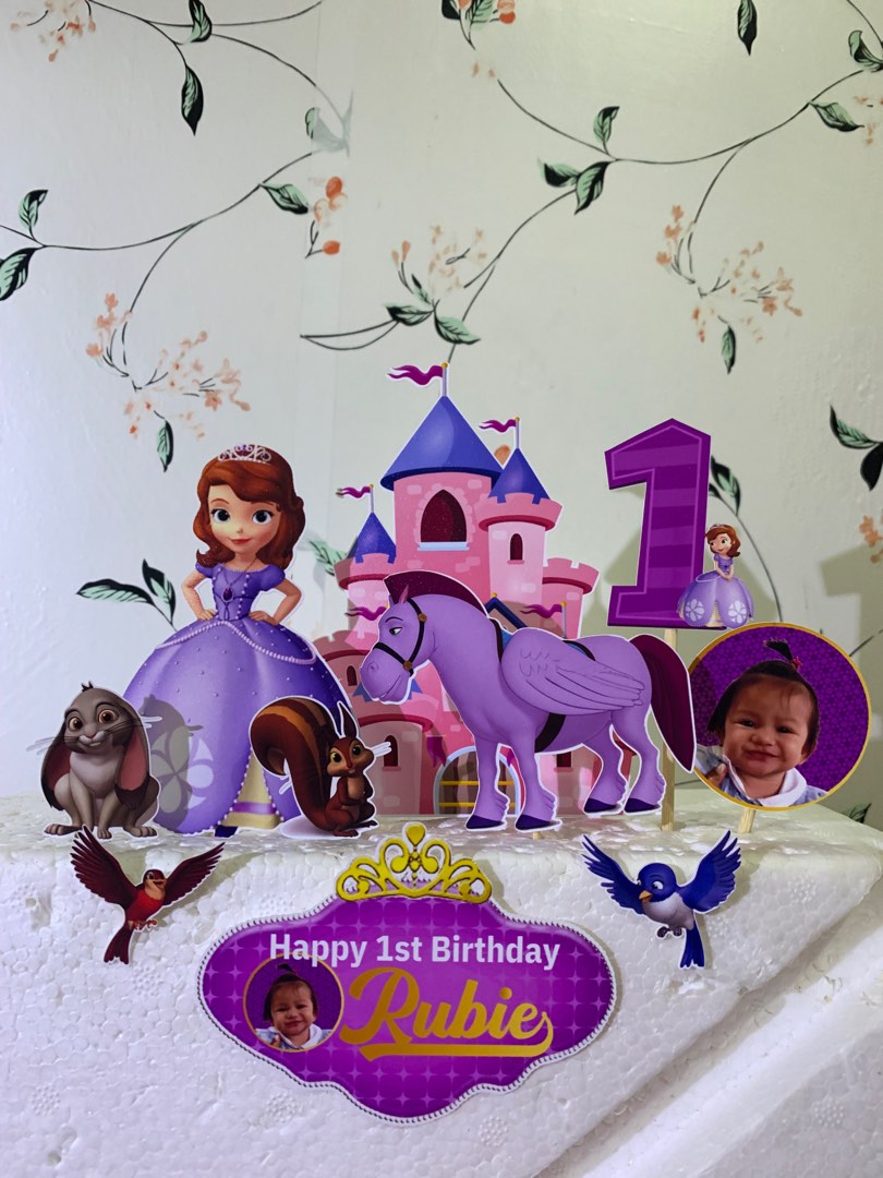 2D Printed Themed Cake Topper, Hobbies & Toys, Stationary & Craft ...