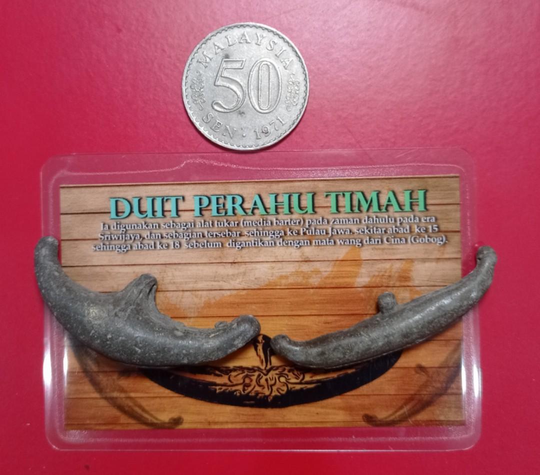 2pcs Duit Perahu Timah / Tin Moneyboat #32, Hobbies & Toys ...
