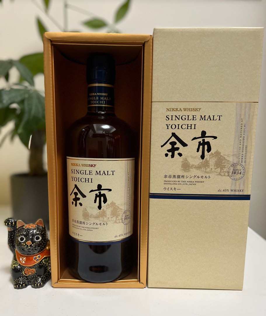 余市 冇年份 Yoichi Single Malt Nas 700ml （絕版收藏禮盒）, 嘢食 & 嘢飲, 酒精飲料 - Carousell
