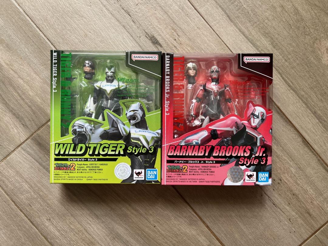 全新 Bandai SHF Tiger & Bunny 2 Wild Tiger & Barnaby Brooks Jr Style 3 一對 , 興趣及遊戲, 玩具 & 遊戲類 ...