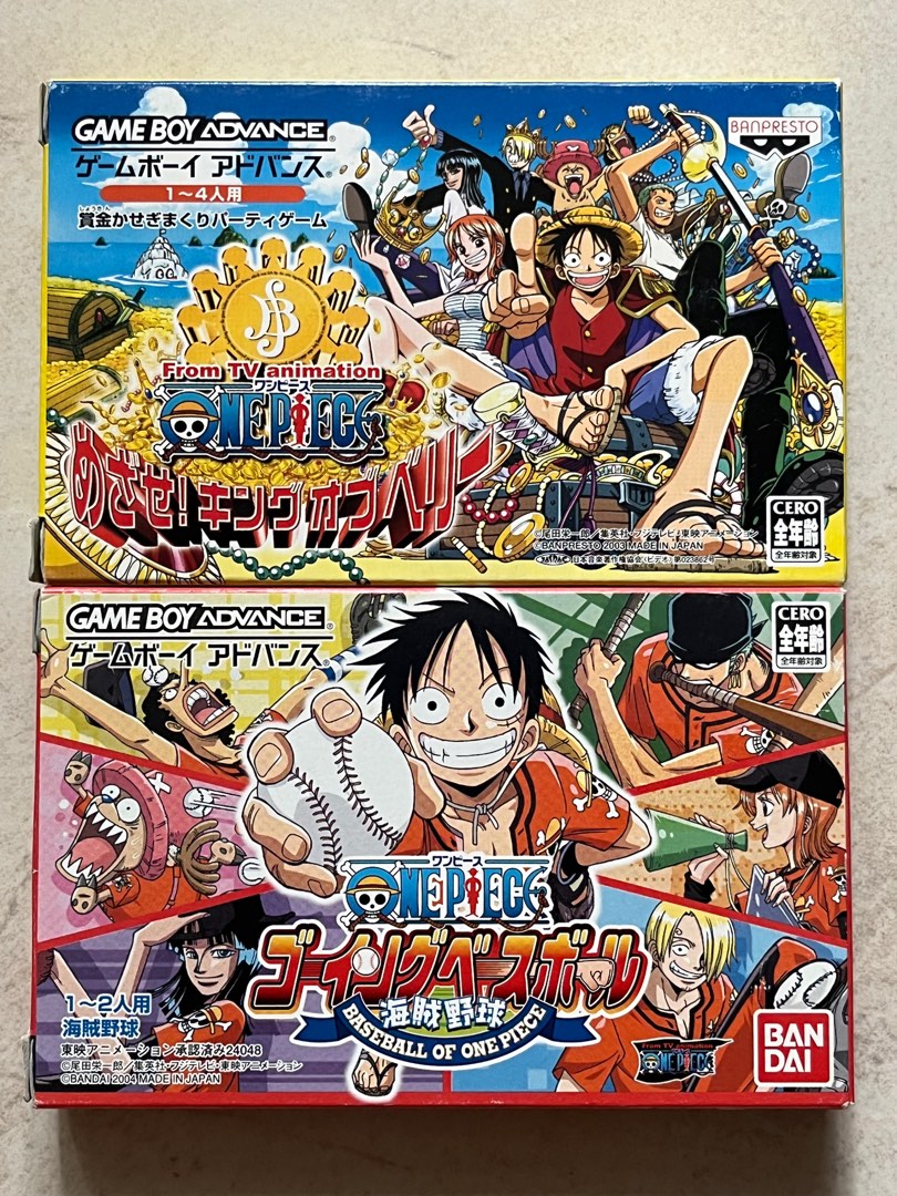 日版 GBA BANPRESTO ONE PIECE KING OF BARRY 海賊王 BASEBALL OF ONE PIECE ...