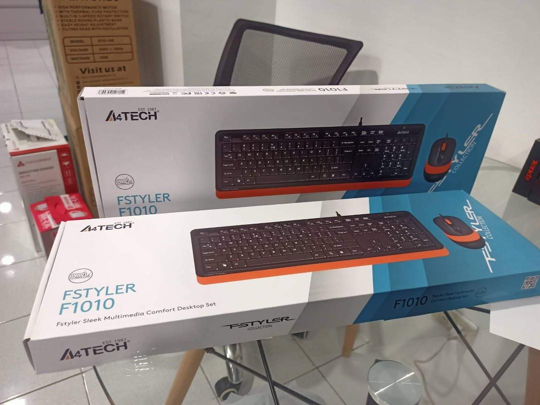 A4Tech Fstyler F1010 Keyboard Mouse Combo USB Orange, Computers & Tech, Parts & Accessories ...