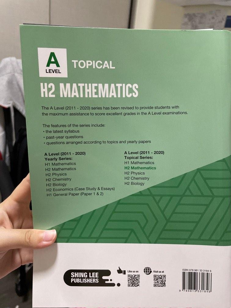 a level h2 math topical tys, Hobbies & Toys, Books & Magazines, Assessment Books on Carousell
