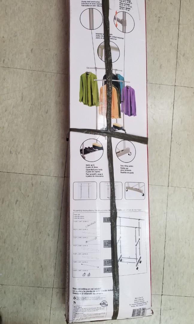 Ace Garment Rack Dou, Furniture & Home Living, Home Improvement ...