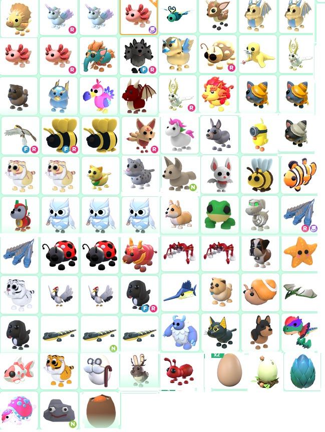 Adopt me pets, pet wears, vehicles., Hobbies & Toys, Toys & Games on ...