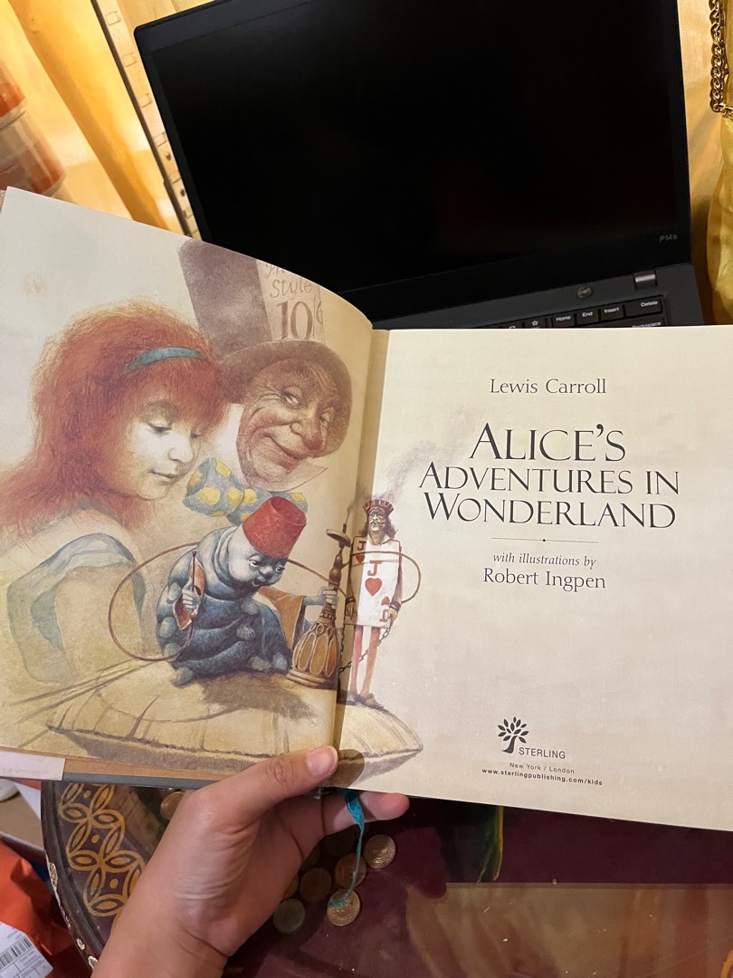 Alice's Adventures in Wonderland (Illustrated Book) Hardcover, Hobbies ...
