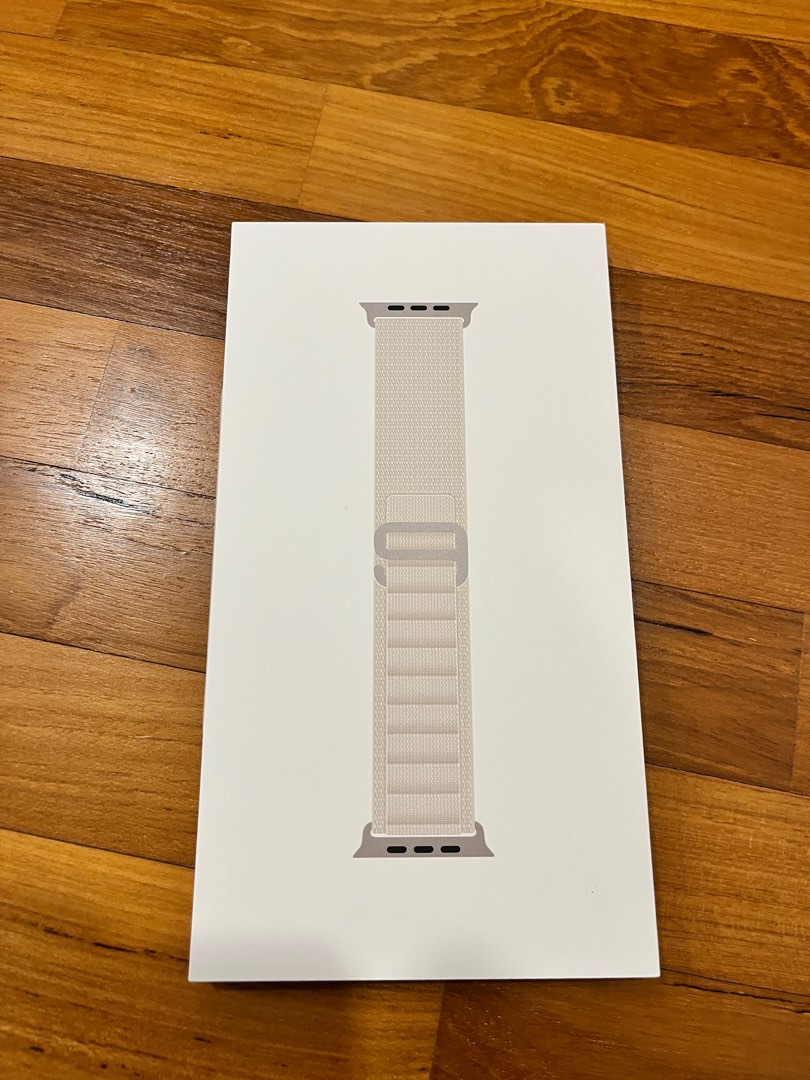 Alpine Loop 49mm starlight Apple Watch strap / band , Mobile Phones ...