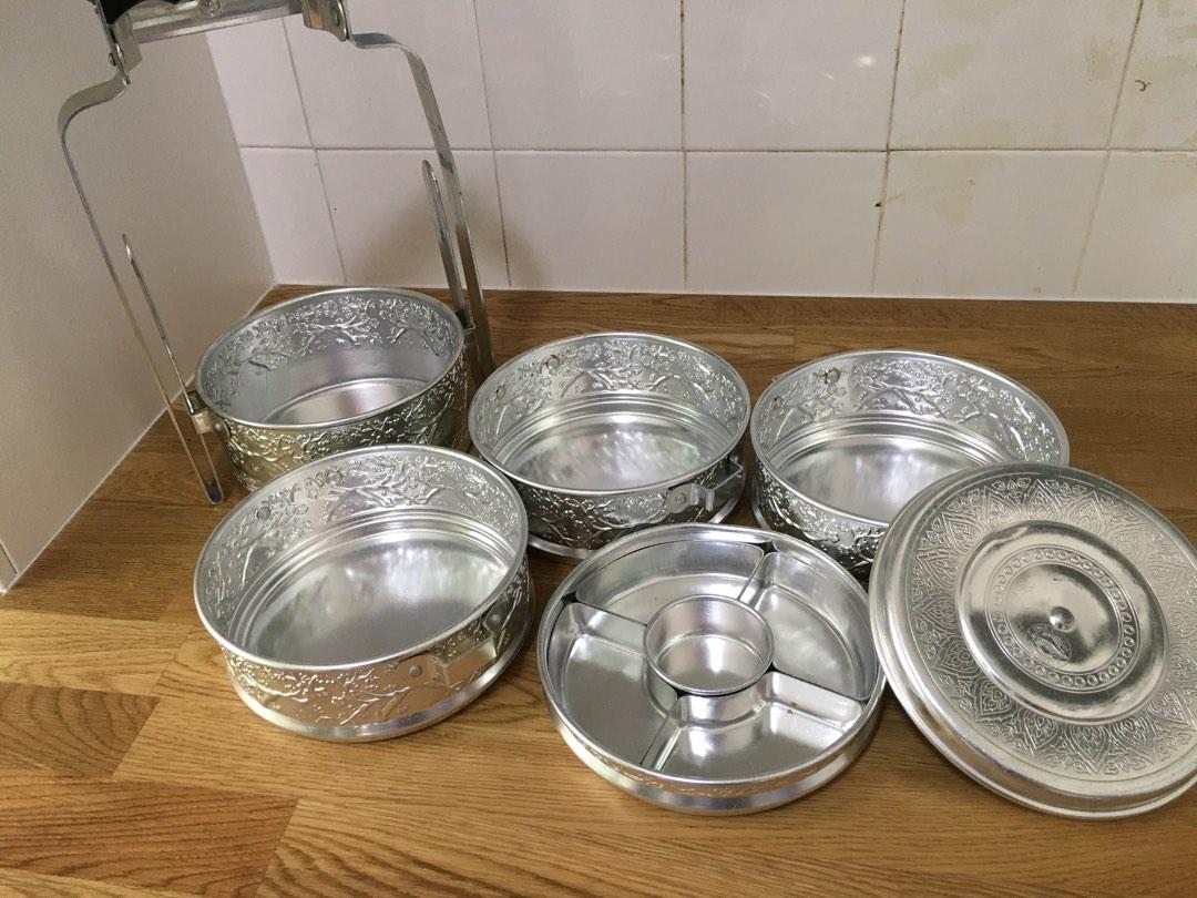 Pre loved Aluminium 4 Tier plus tingkat, Furniture & Home Living ...