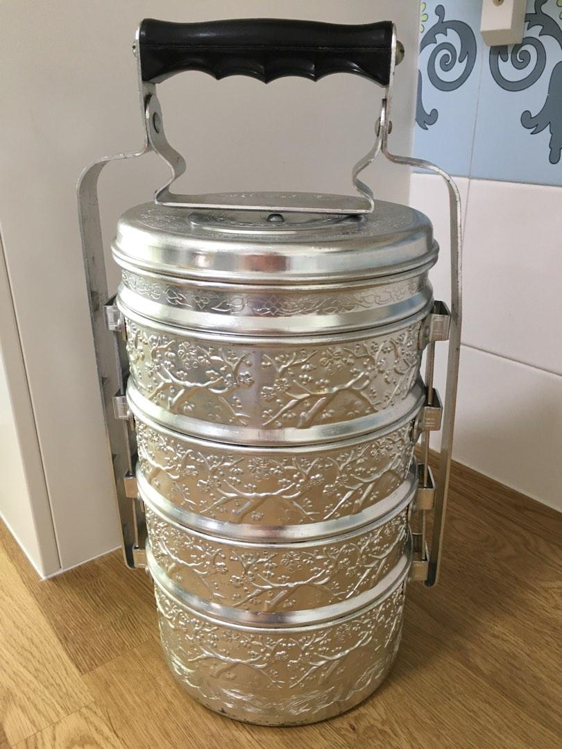 Pre loved Aluminium 4 Tier plus tingkat, Furniture & Home Living ...