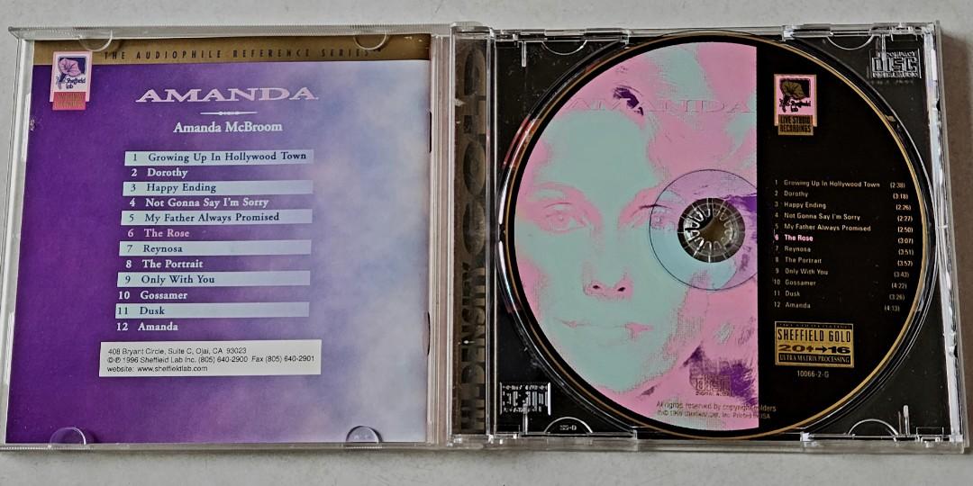 Amanda Mcbroom ~ Amanda ( SHEFFIELD GOLD ) CD, Hobbies & Toys, Music ...