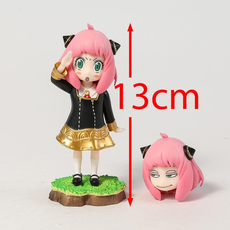 Anime SPY x FAMILY Anya Forger Action Figure 13cm PVC Collection Model ...