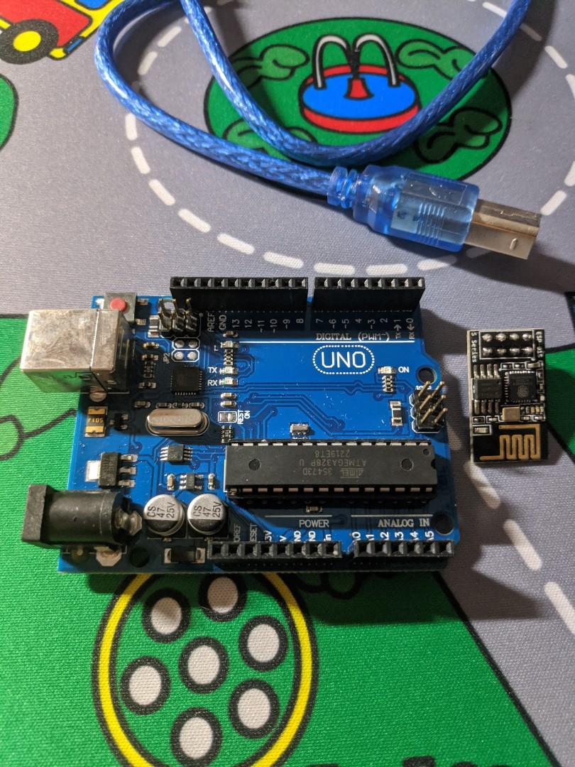 Arduino Uno Esp 01 Wifi Module Computers And Tech Parts And Accessories