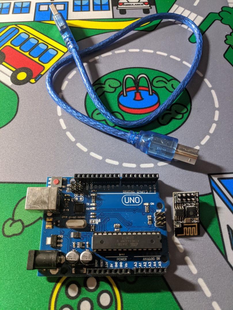 Arduino Uno Esp 01 Wifi Module Computers And Tech Parts And Accessories