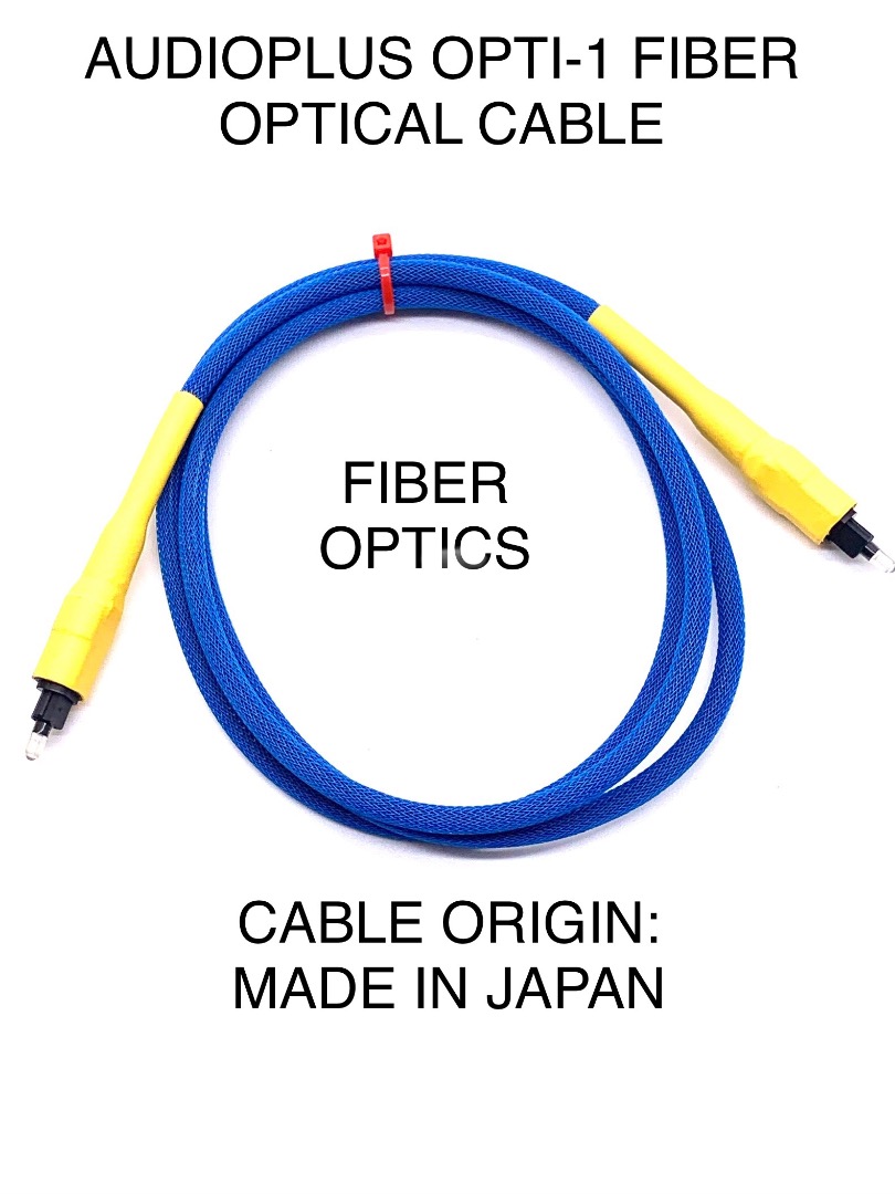 AUDIOPLUS OPTI-2 OPTICAL FIBER CABLE, Audio, Portable Audio Accessories ...