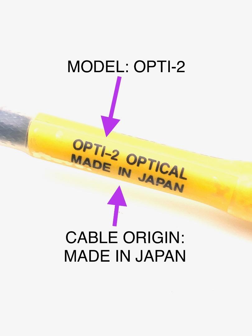 AUDIOPLUS OPTI-2 OPTICAL FIBER CABLE, Audio, Portable Audio Accessories ...