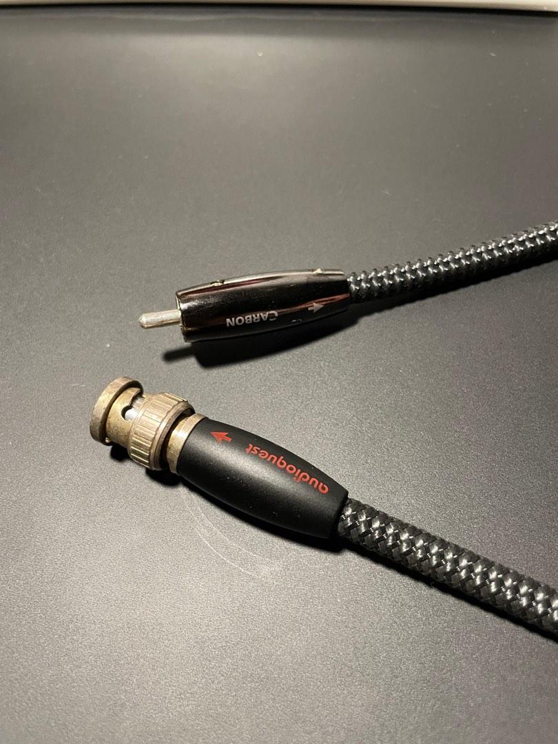 Audioquest Carbon Digital Coaxial Cable RCA to BNC 1 Metre, Audio, Other Audio Equipment on ...