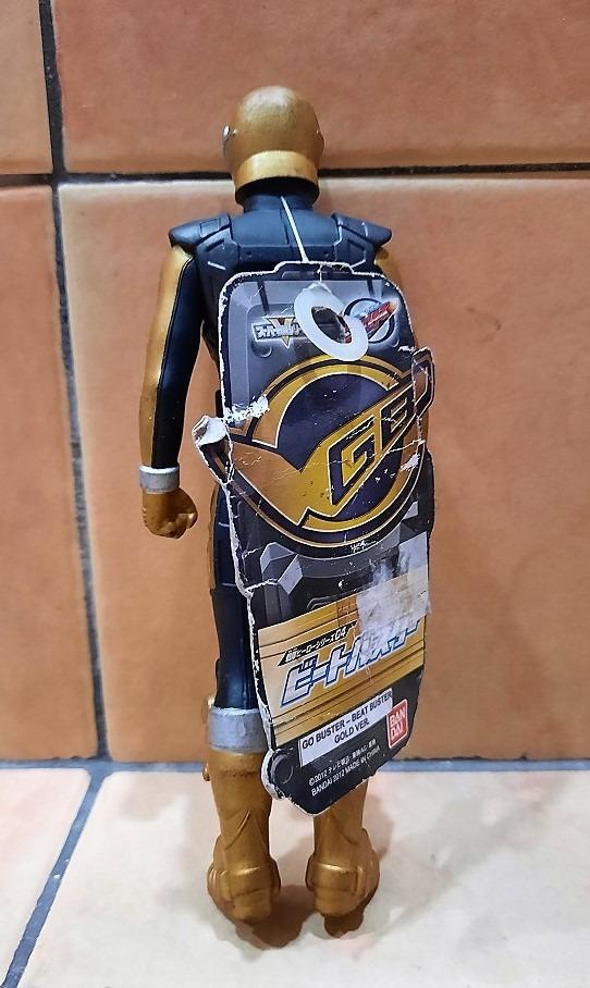 Authentic Bandai POWER RANGERS SH Collection GO BUSTER BEAT BUSTER GOLD ...