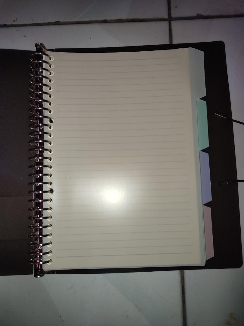 B5 Package Set of Muji Refillable Binder, Paper, Divider, Hobbies & Toys, Stationary & Craft ...