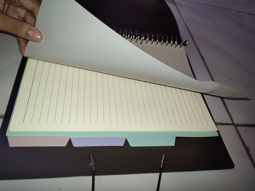 B5 Package Set of Muji Refillable Binder, Paper, Divider, Hobbies & Toys, Stationary & Craft ...