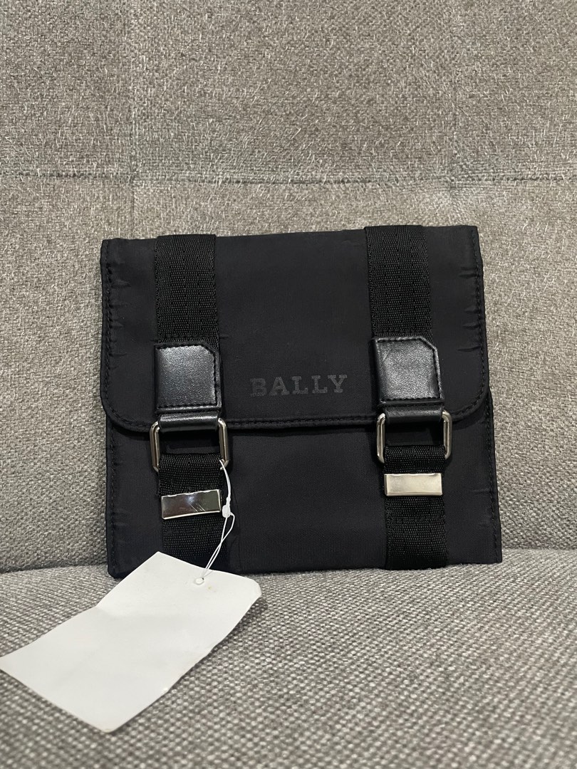 Bally pouch magnet lock, Luxury, Bags & Wallets on Carousell
