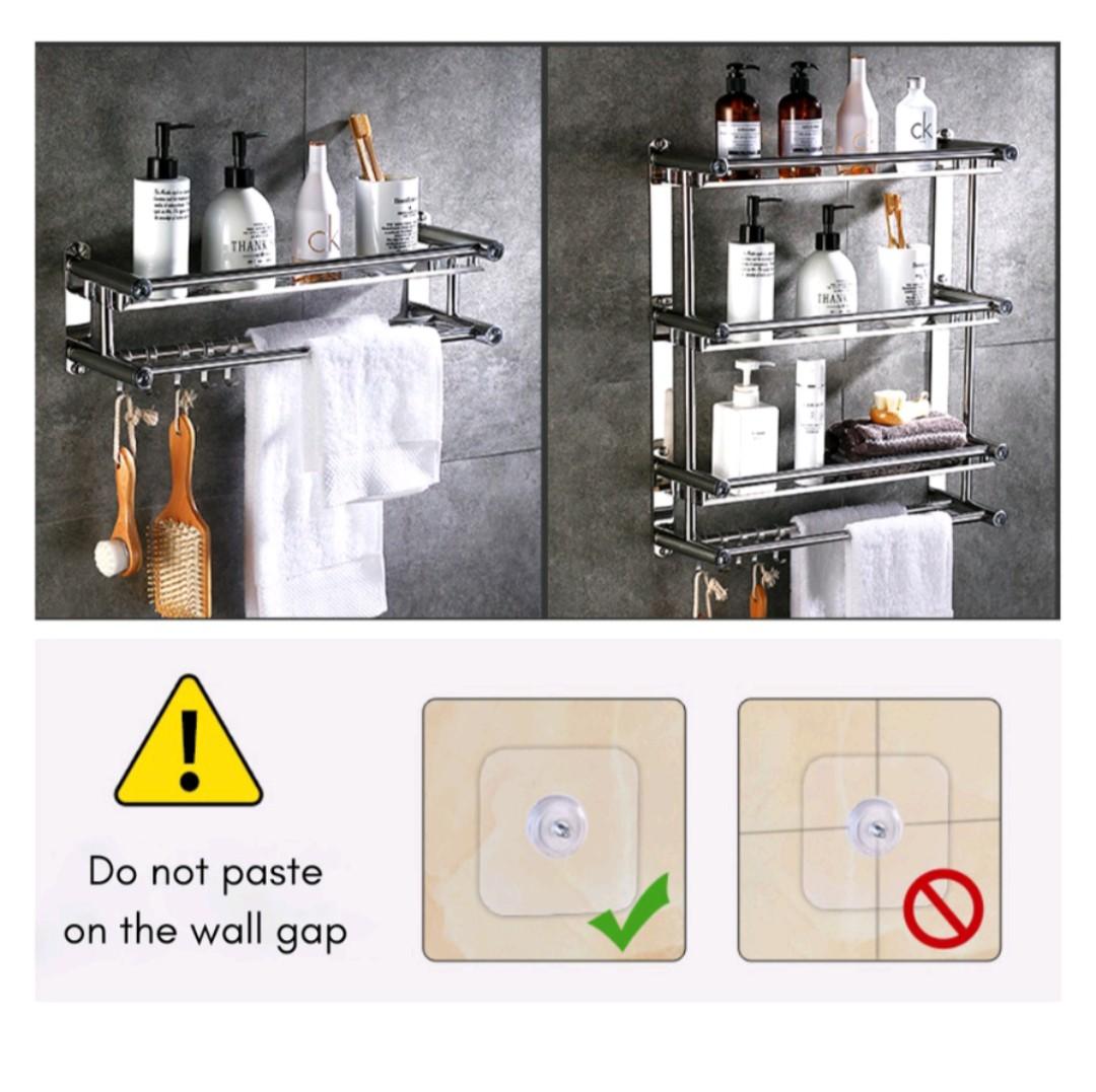 Bathroom toilet rack wall-mounted wall baths toilet storage free ...