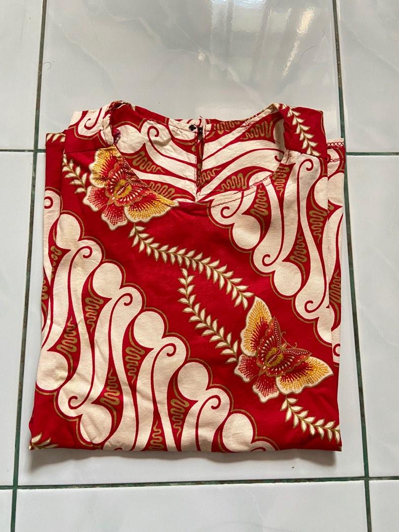 Batik parang, Fesyen Wanita, Pakaian Wanita, Atasan di Carousell