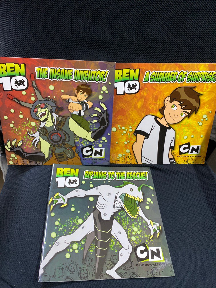 ⭐️全新⭐️Ben 10 book 英文圖書(3本), 興趣及遊戲, 書本 & 文具, 小朋友書 - Carousell