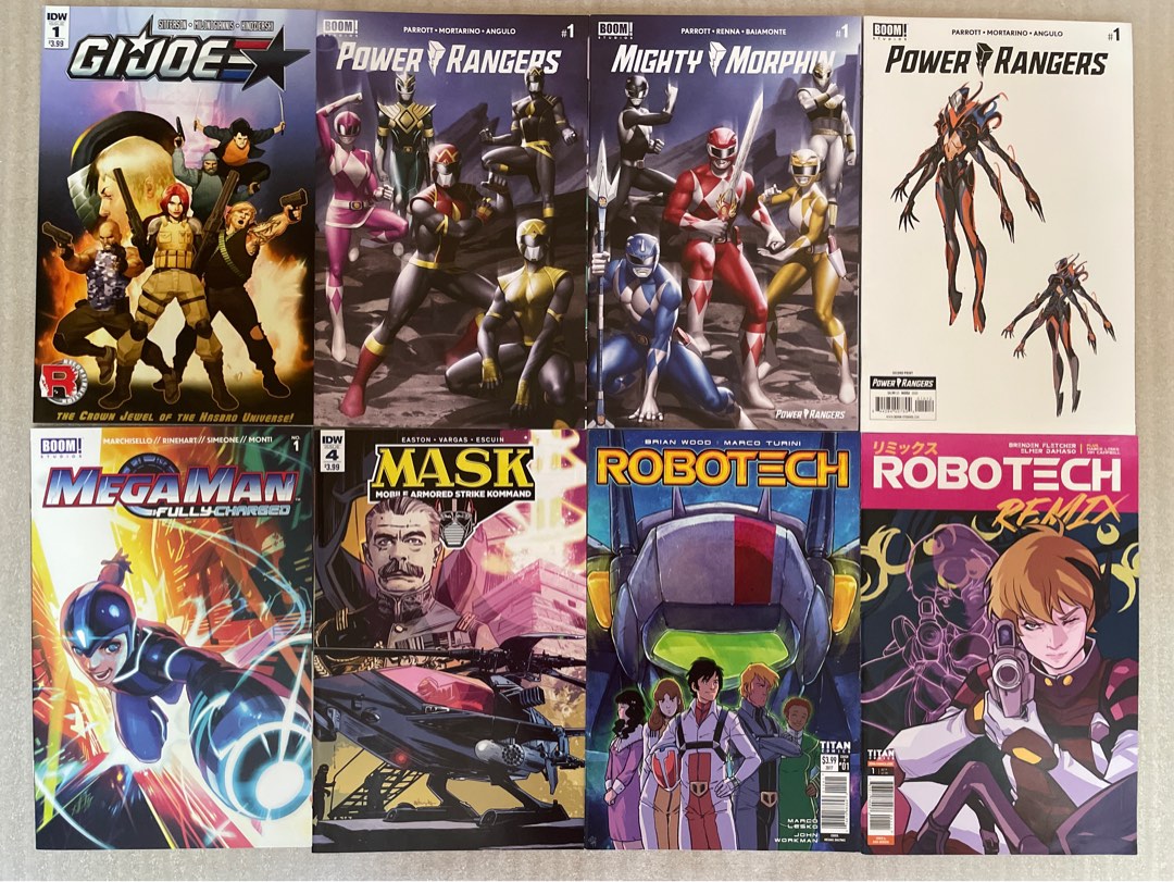 Boom Studios - Mighty Morphin Power Rangers #1 connect covers ; Power ...