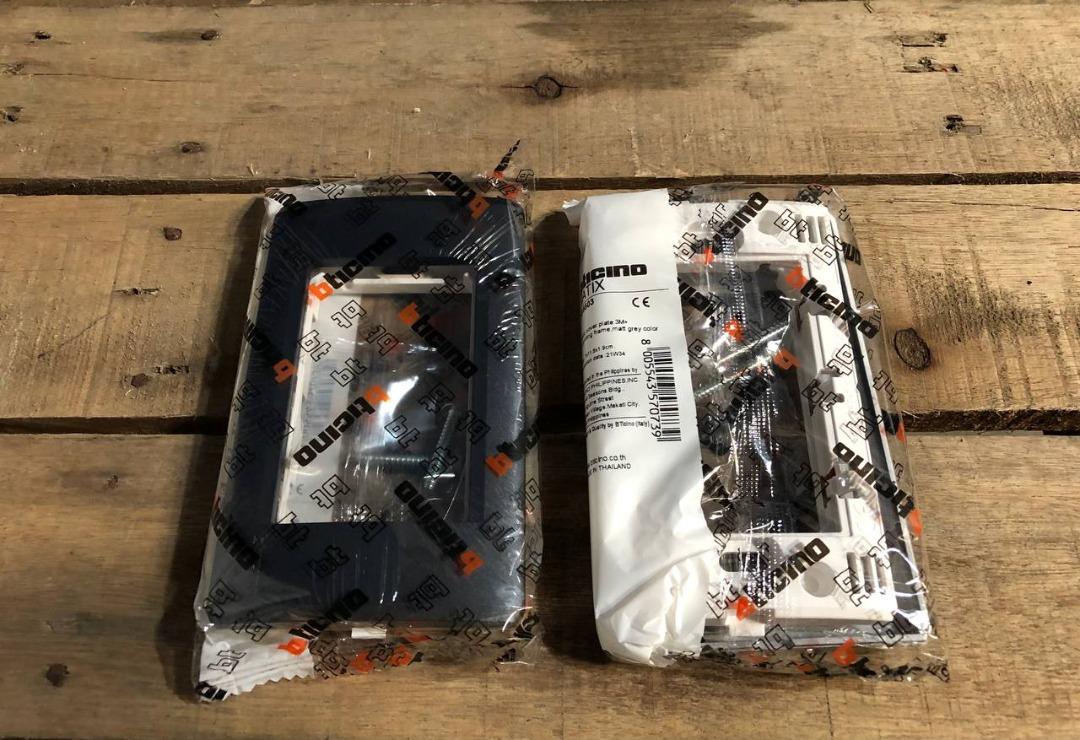 Bticino Duplex Universal Outlet with Ground, Furniture & Home Living ...