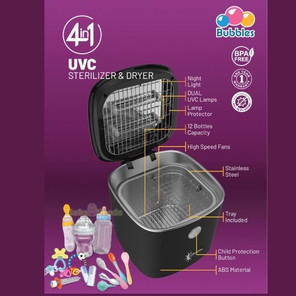 Bubbles UVC sterilizer, Babies & Kids, Nursing & Feeding, Breastfeeding ...