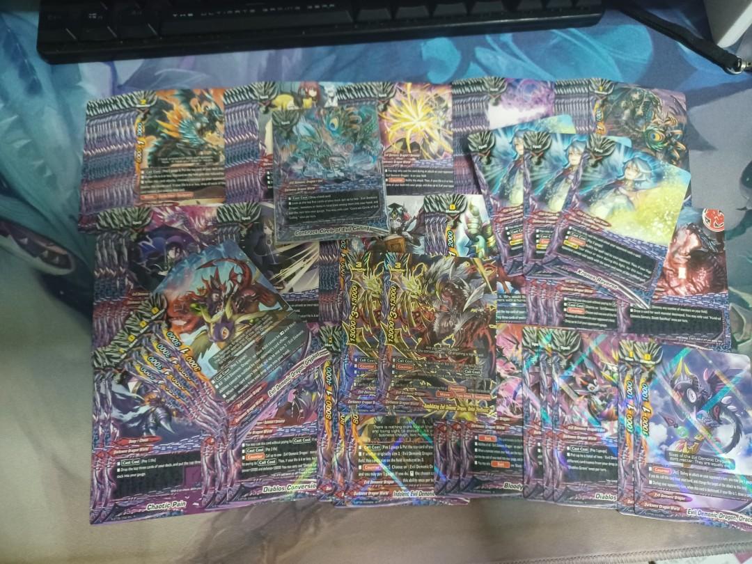 Buddyfight evil demonic dragons/edd clearance set, Hobbies & Toys, Toys ...